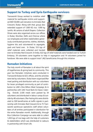 Transworld Group Inaugurates its Cold Chain Distribution Center | PDF