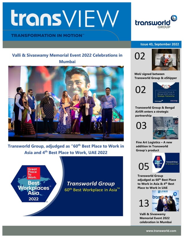 Transview_September_2022 - Transworld Group | PDF