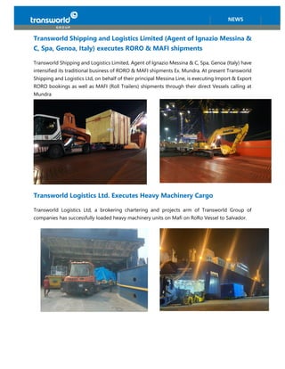 Transview_September_2022 - Transworld Group | PDF | Logistics and ...