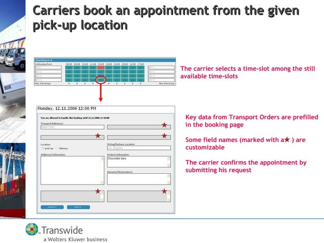 Transwide Appointment Scheduling Solutions | PPS