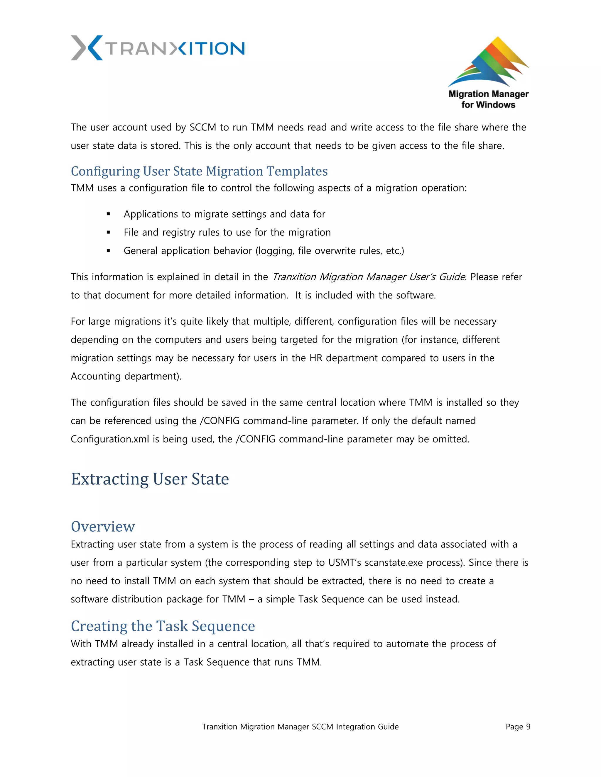 Tranxition sccm integration guide | PDF | Operating Systems | Computer Software and Applications