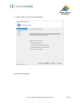 Tranxition sccm integration guide | PDF | Operating Systems | Computer Software and Applications