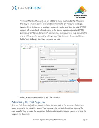 Tranxition sccm integration guide | PDF | Operating Systems | Computer Software and Applications