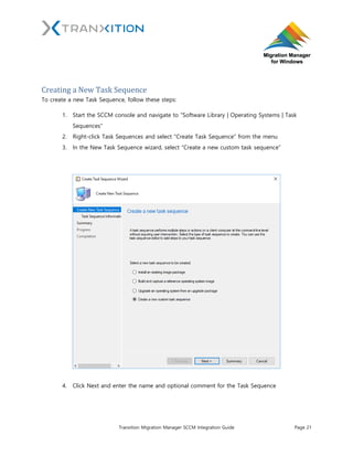 Tranxition sccm integration guide | PDF | Operating Systems | Computer Software and Applications