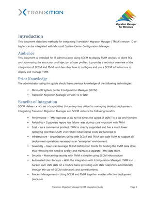 Tranxition sccm integration guide | PDF | Operating Systems | Computer Software and Applications