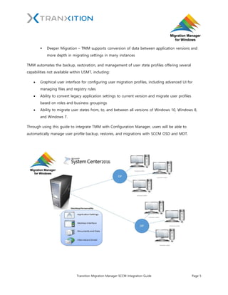 Tranxition sccm integration guide | PDF | Operating Systems | Computer Software and Applications
