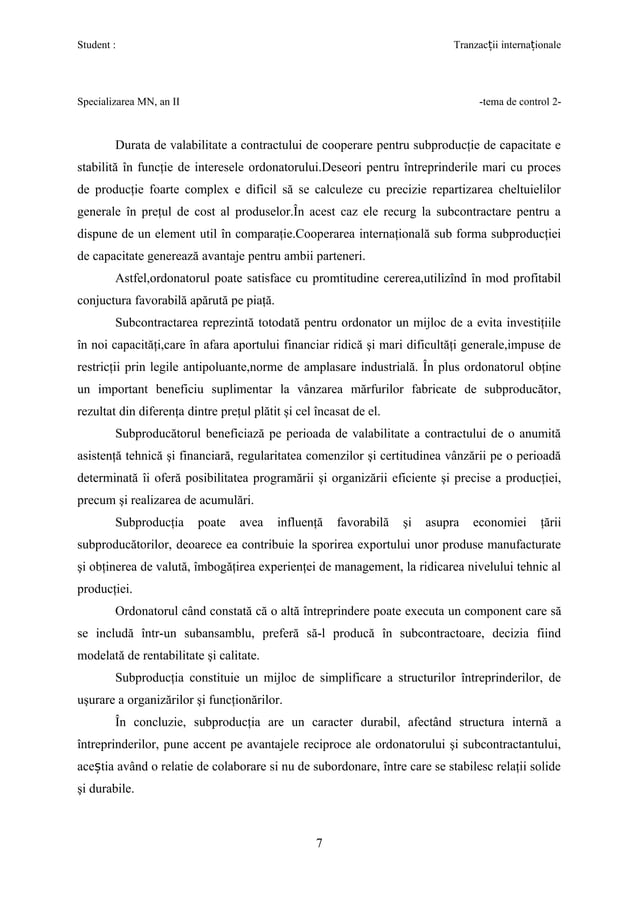 Tranzactii internationale | PDF