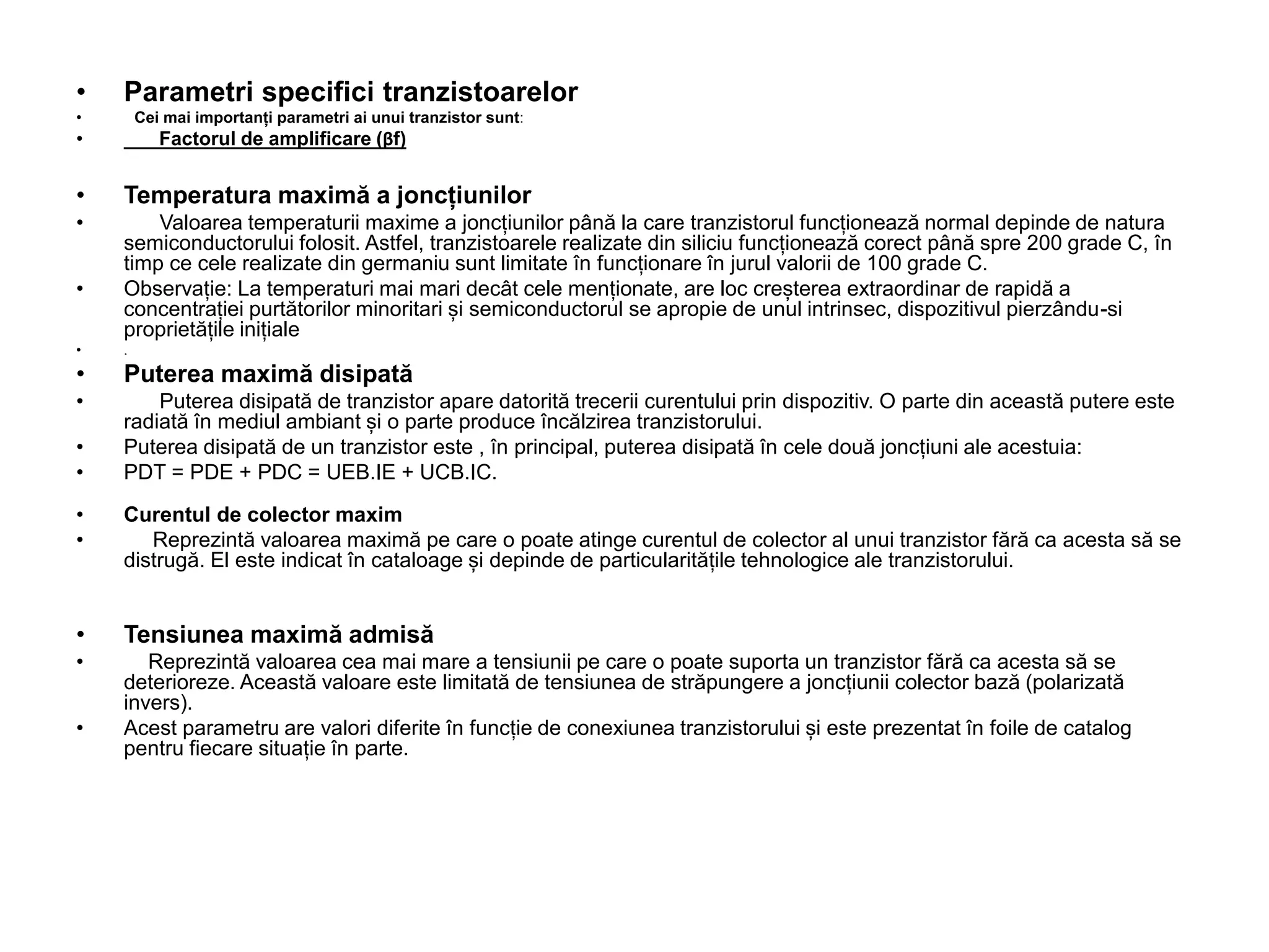 Tranzistorul | PPTX