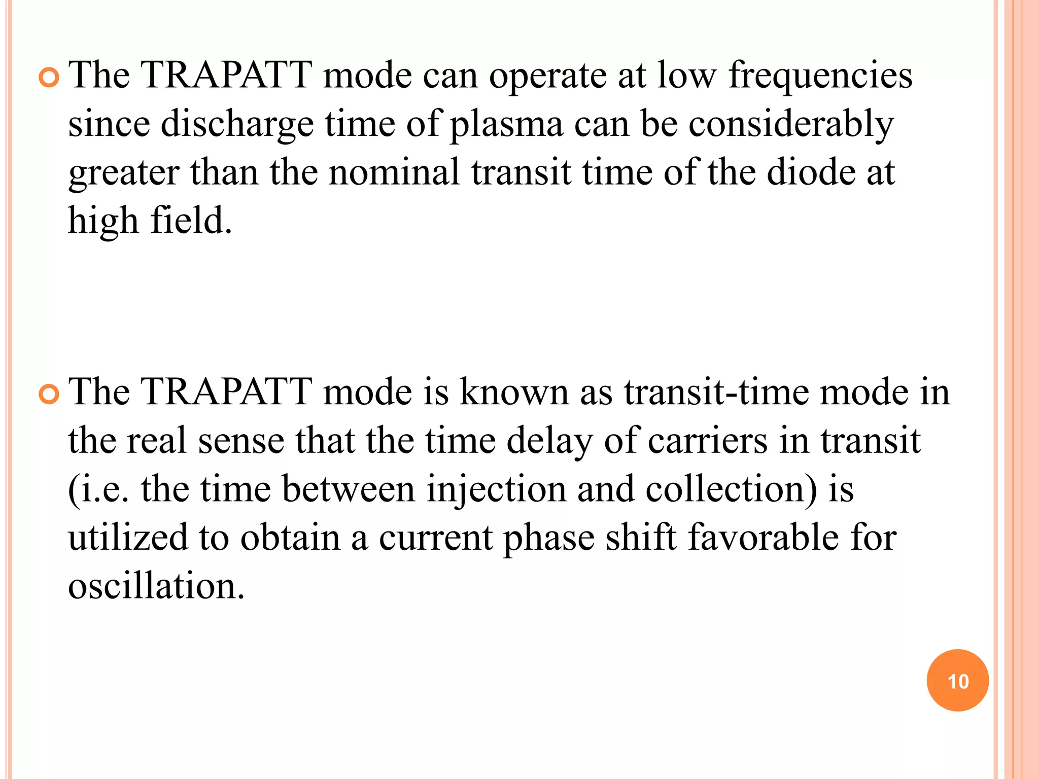 Trapatt A DIODE | PPTX