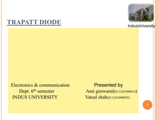 Trapatt A DIODE | PPTX