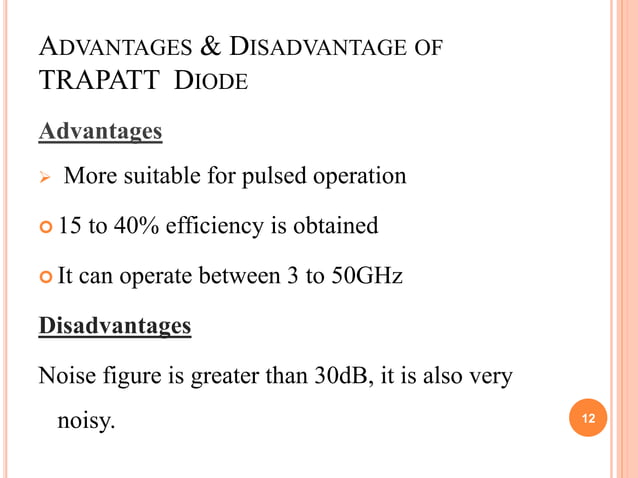 Trapatt A DIODE | PPTX