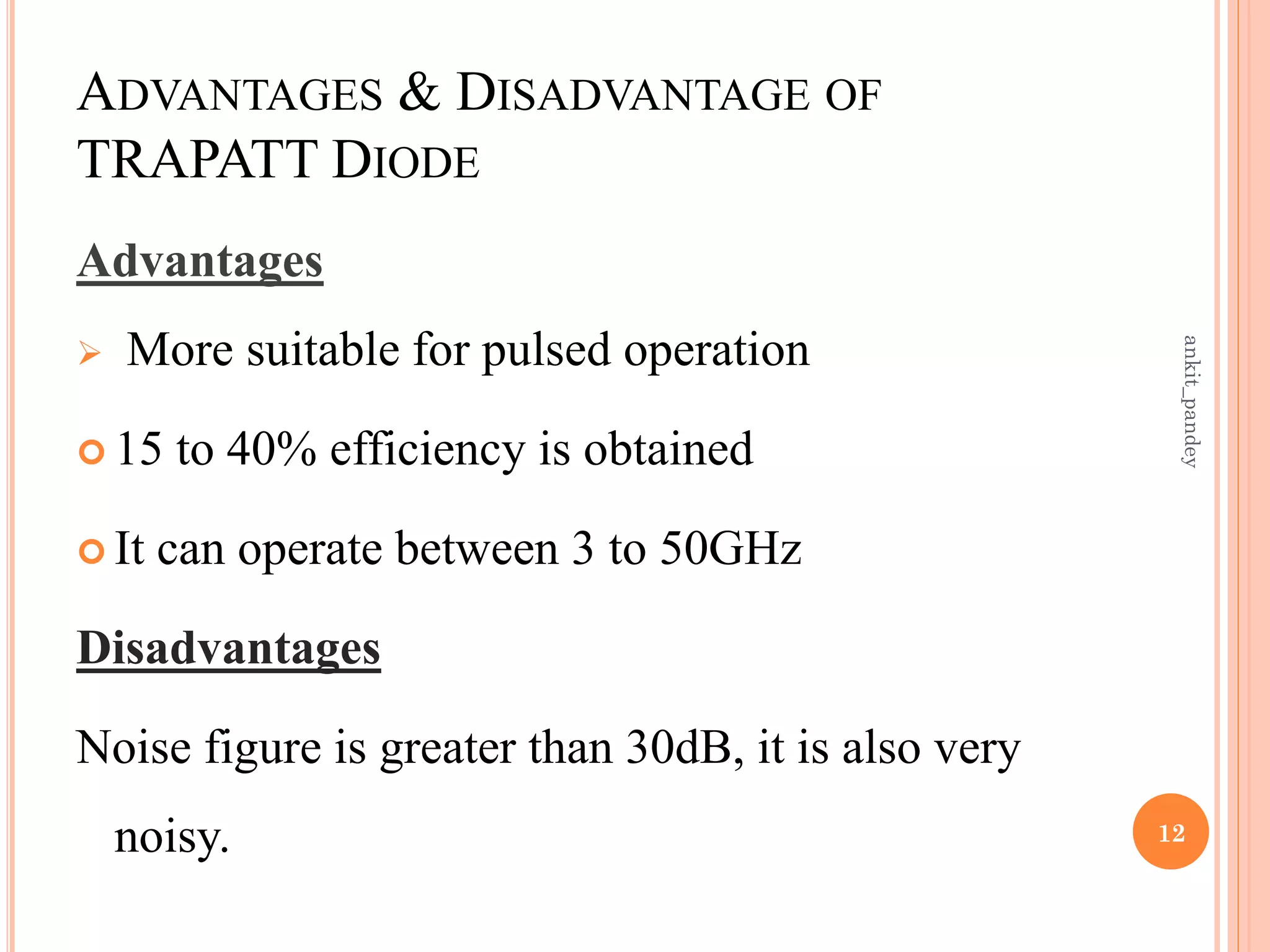 Trapatt diode | PPTX
