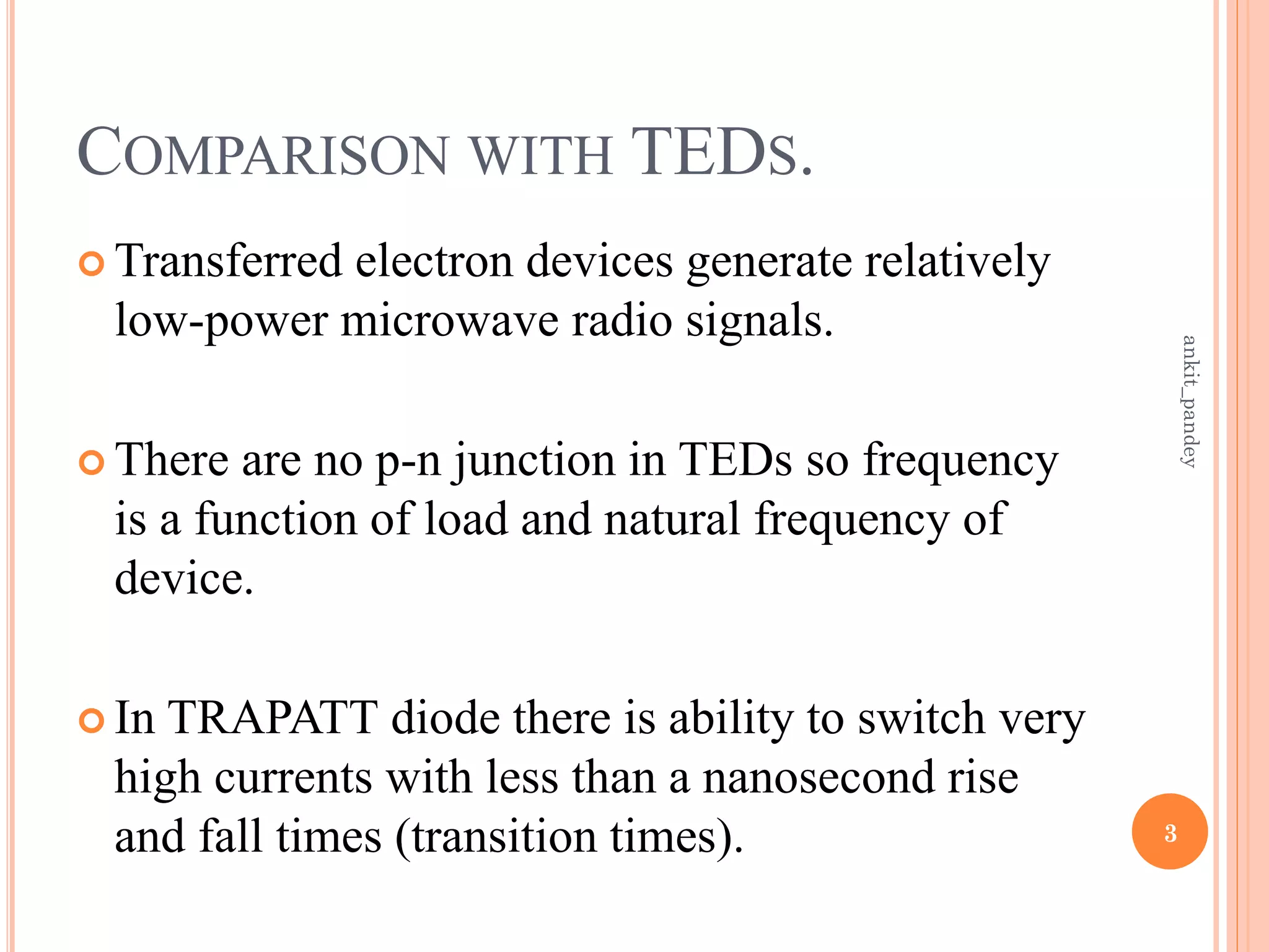 Trapatt diode | PPTX