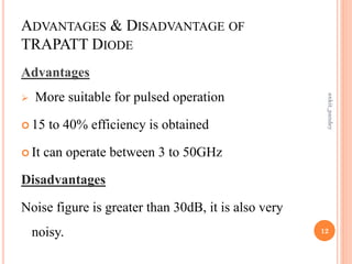 Trapatt diode | PPTX