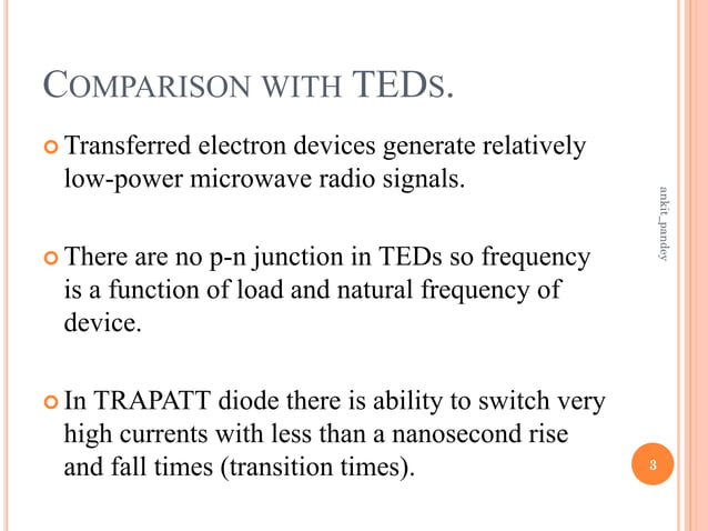 Trapatt diode | PPTX