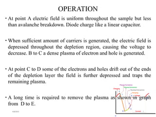 Trapatt diode | PPTX | Physics | Science