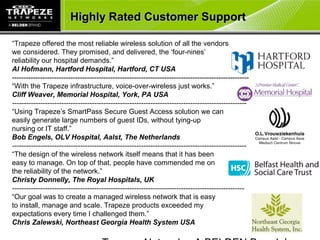 Trapeze Medical customer presentation 10 14-09 | PPT | Computer ...