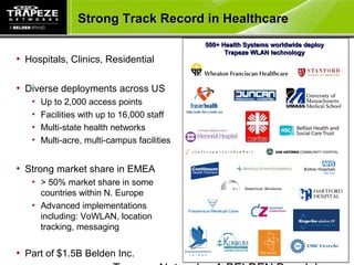 Trapeze Medical customer presentation 10 14-09 | PPT