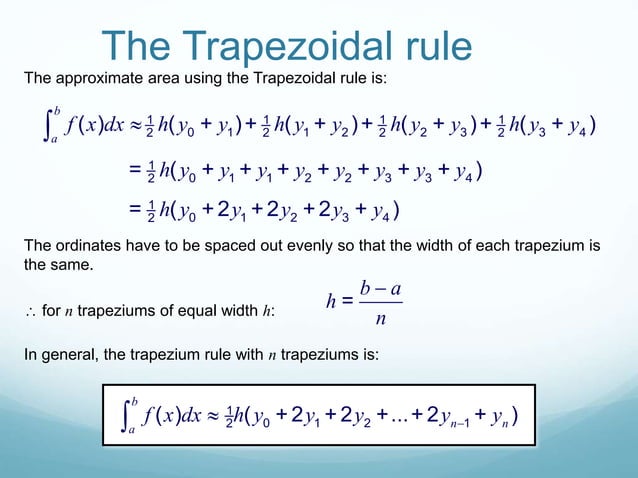 Trapezoidal rule | PPTX