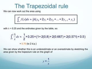 Trapezoidal rule | PPTX