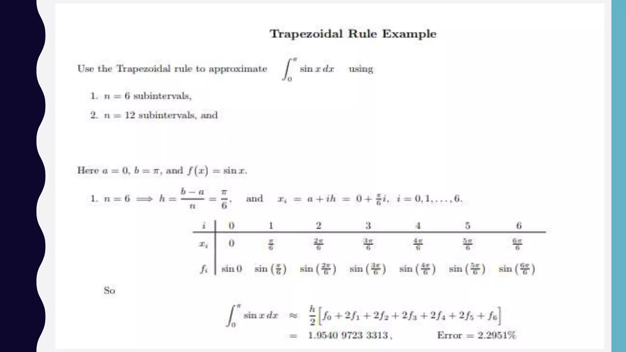 Trapezoidal rule | PPTX