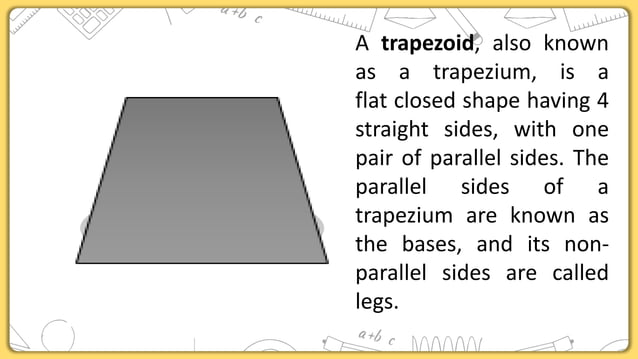 TRAPEZOID PPT grade 4 4th quarter week 2 | PPTX | Physics | Science