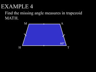Quadrilaterals: trapezoids and kites.ppt