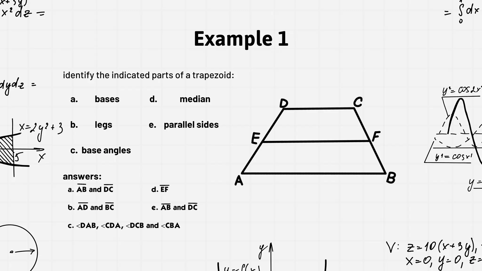 Mathematics Grade 9 - Trapezoids and Isosceles Trapezoid | PDF