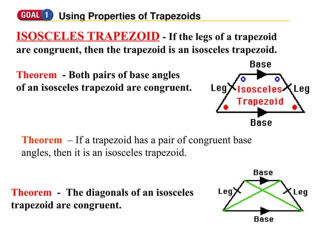 Properties of Parallelogram: Trapezoid and Kites | PPT