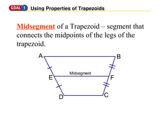Properties of Parallelogram: Trapezoid and Kites | PPT