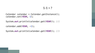 It's a trap - java pitfalls | PPT