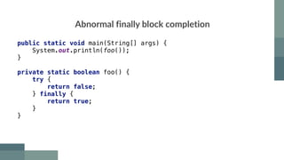 It's a trap - java pitfalls | PPT