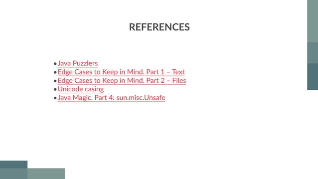 It's a trap - java pitfalls | PPT