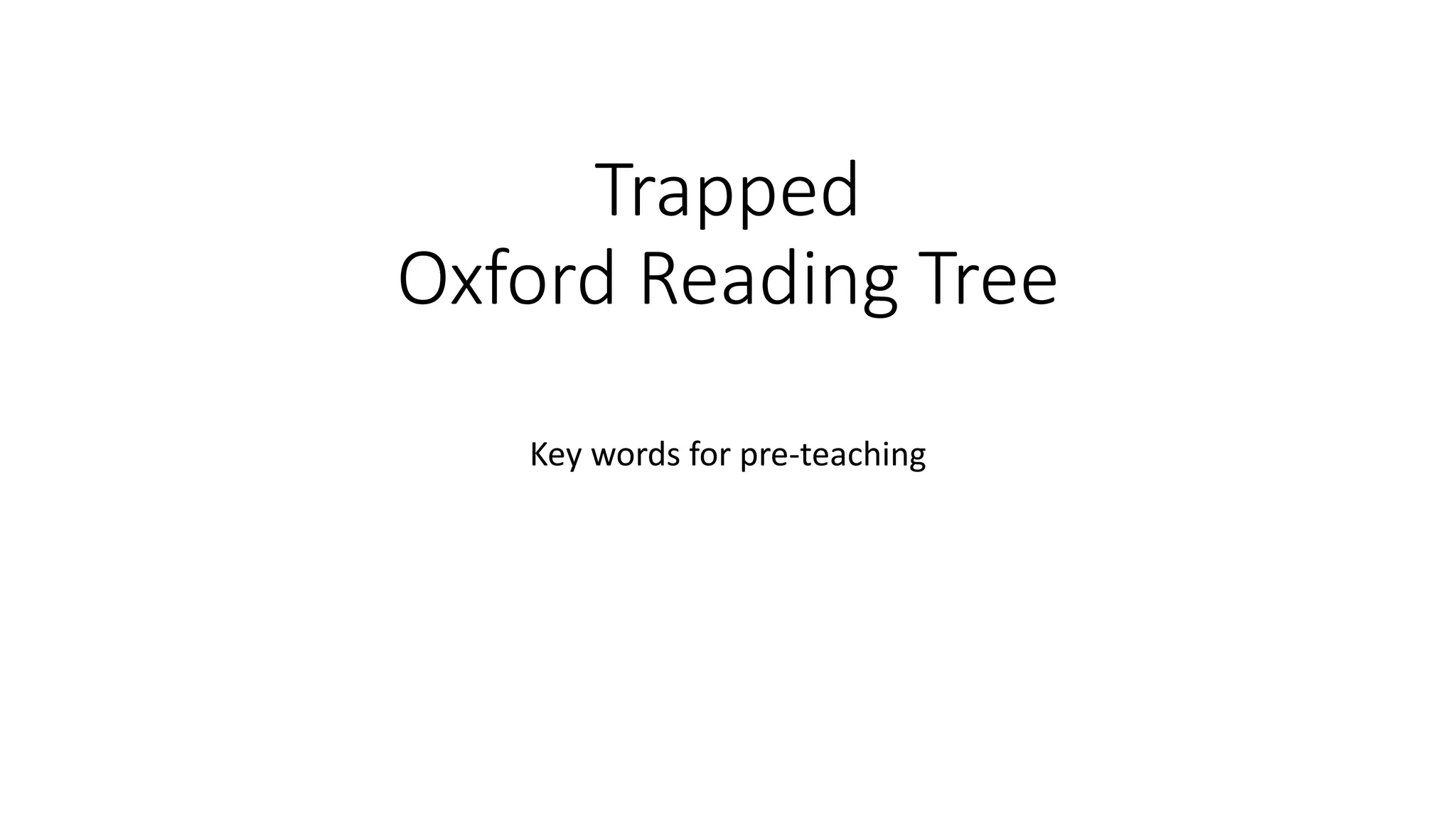 Trapped | PPT