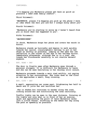 Script Draft #2: Trapped | PDF