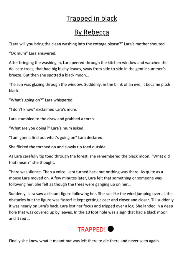 Trapped in black | PDF