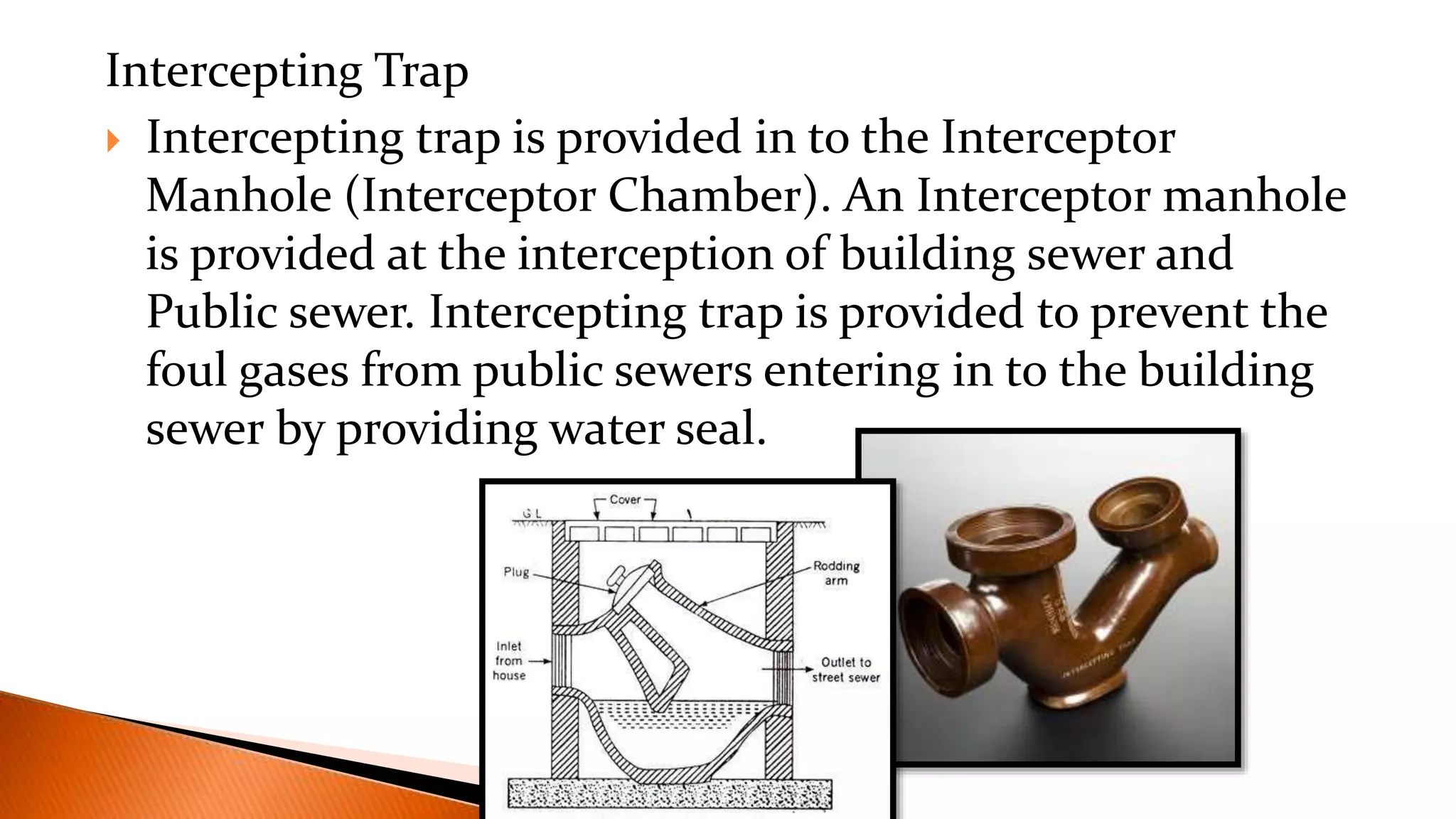 Traps used in plumbing service of building | PPTX
