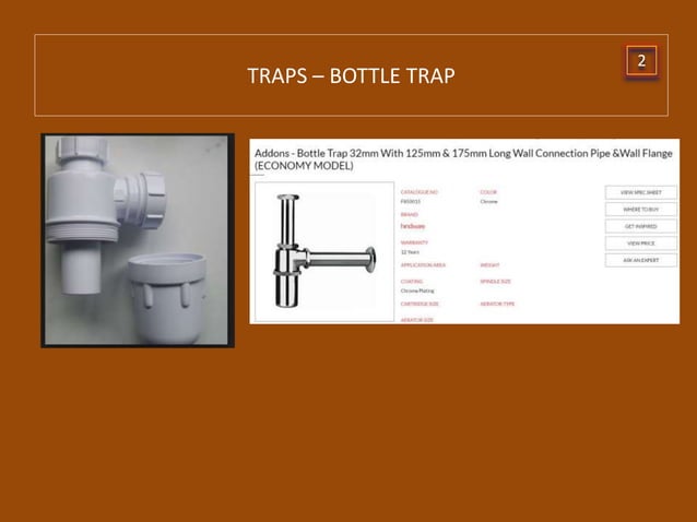 Types of Traps | PPTX