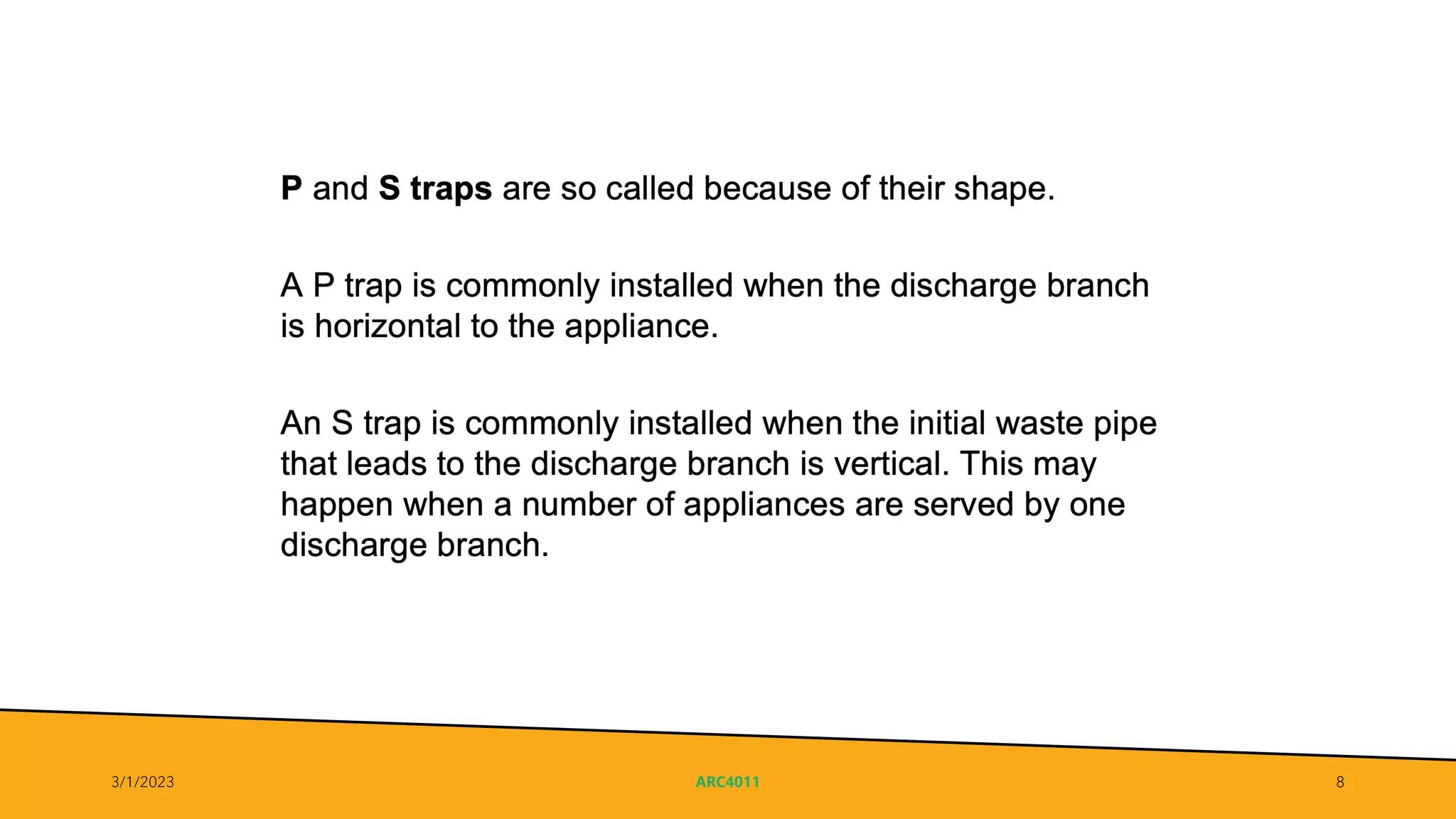traps and importance of ventilation in buildings | PDF