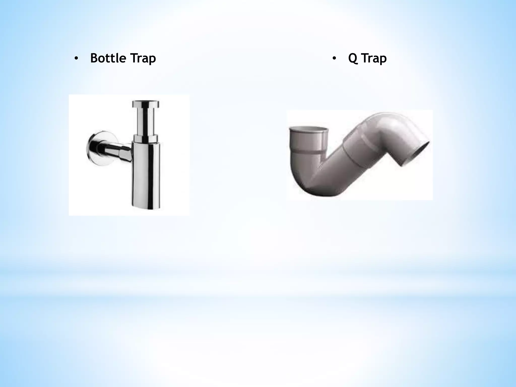 Traps and Bathroom Fixtures | PPTX | Bath and Shower | Personal Care