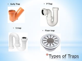 Traps and Bathroom Fixtures | PPTX