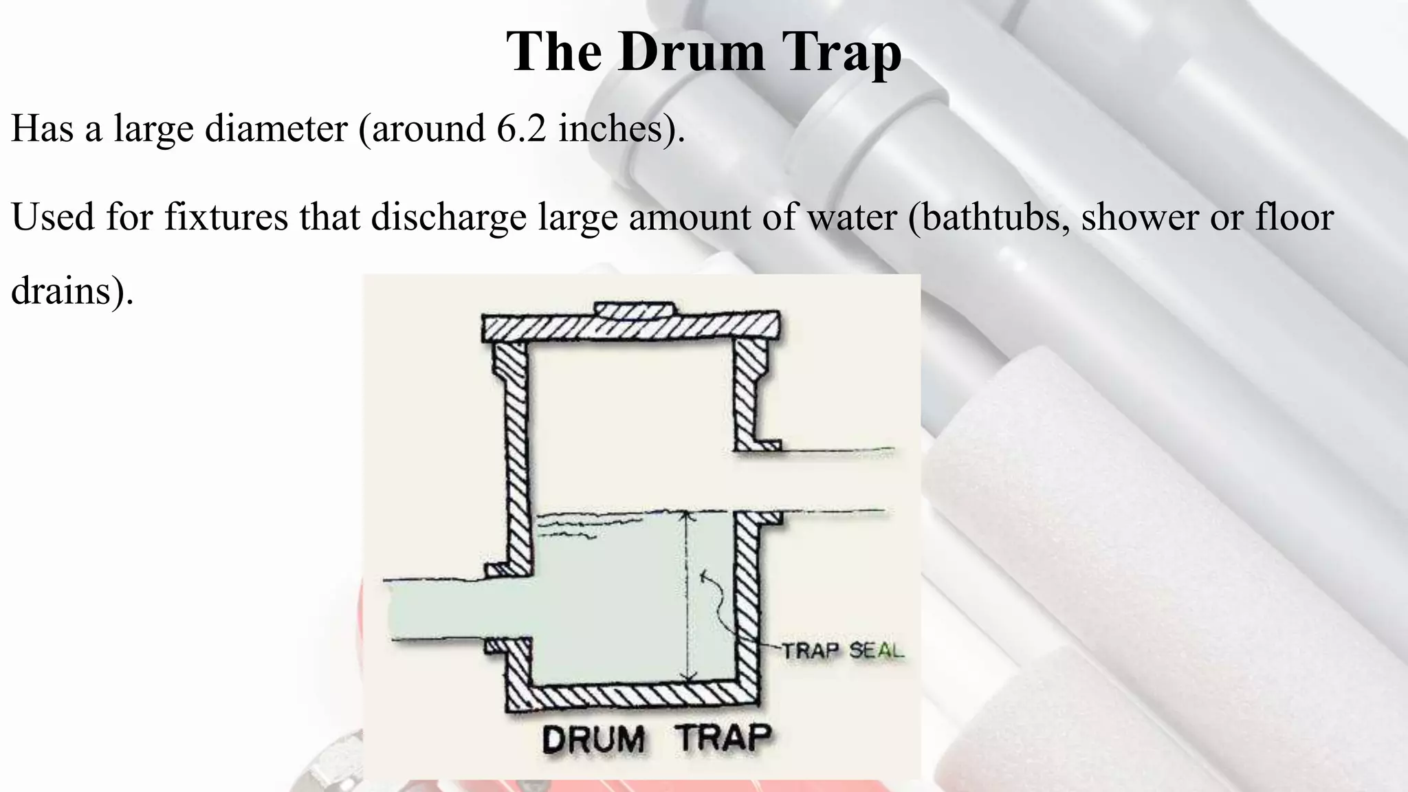 Traps, valves and non return valves industrial technology- building and ...