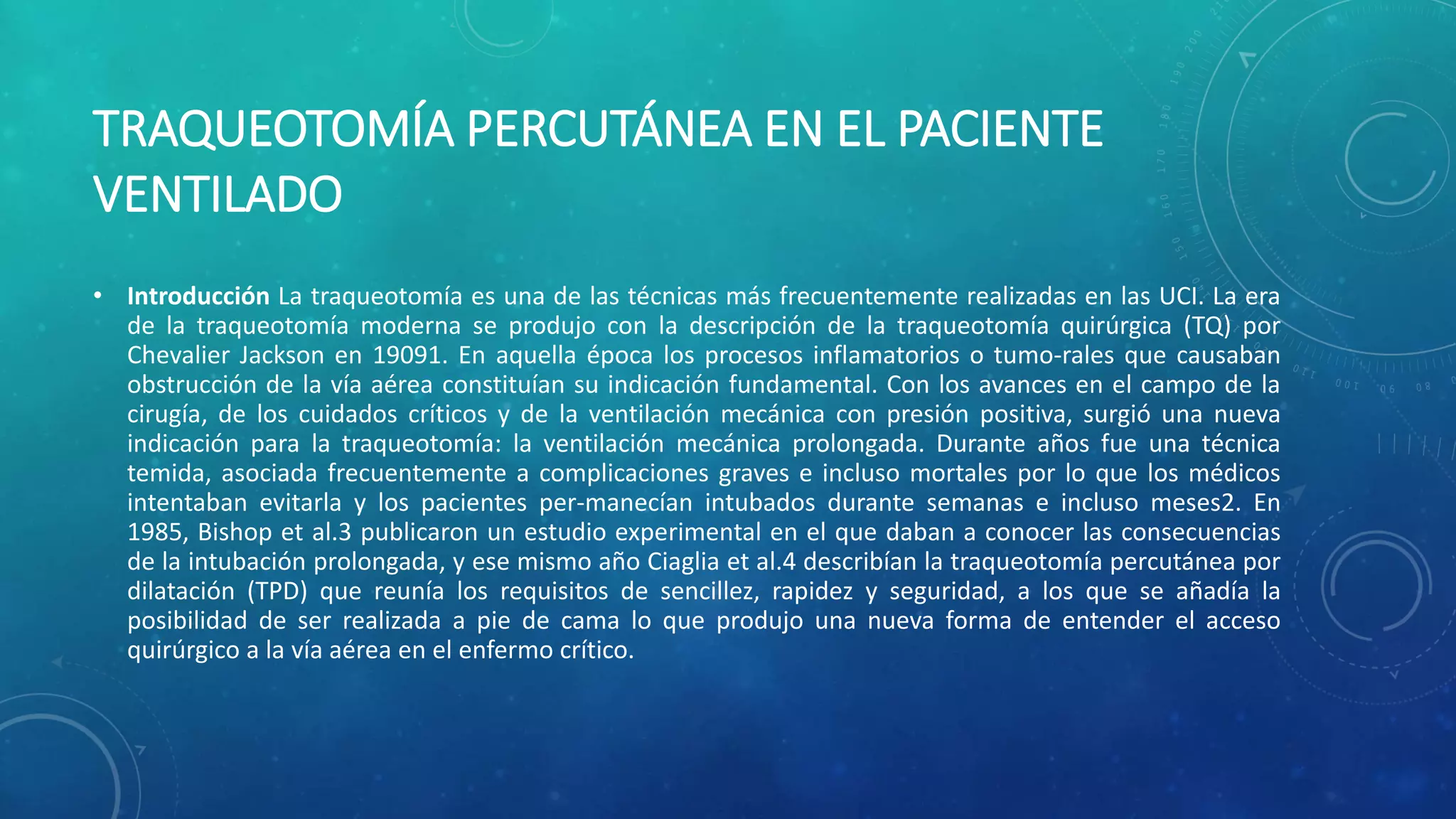 Traqueostomia y tecnica quirurgica | PPTX