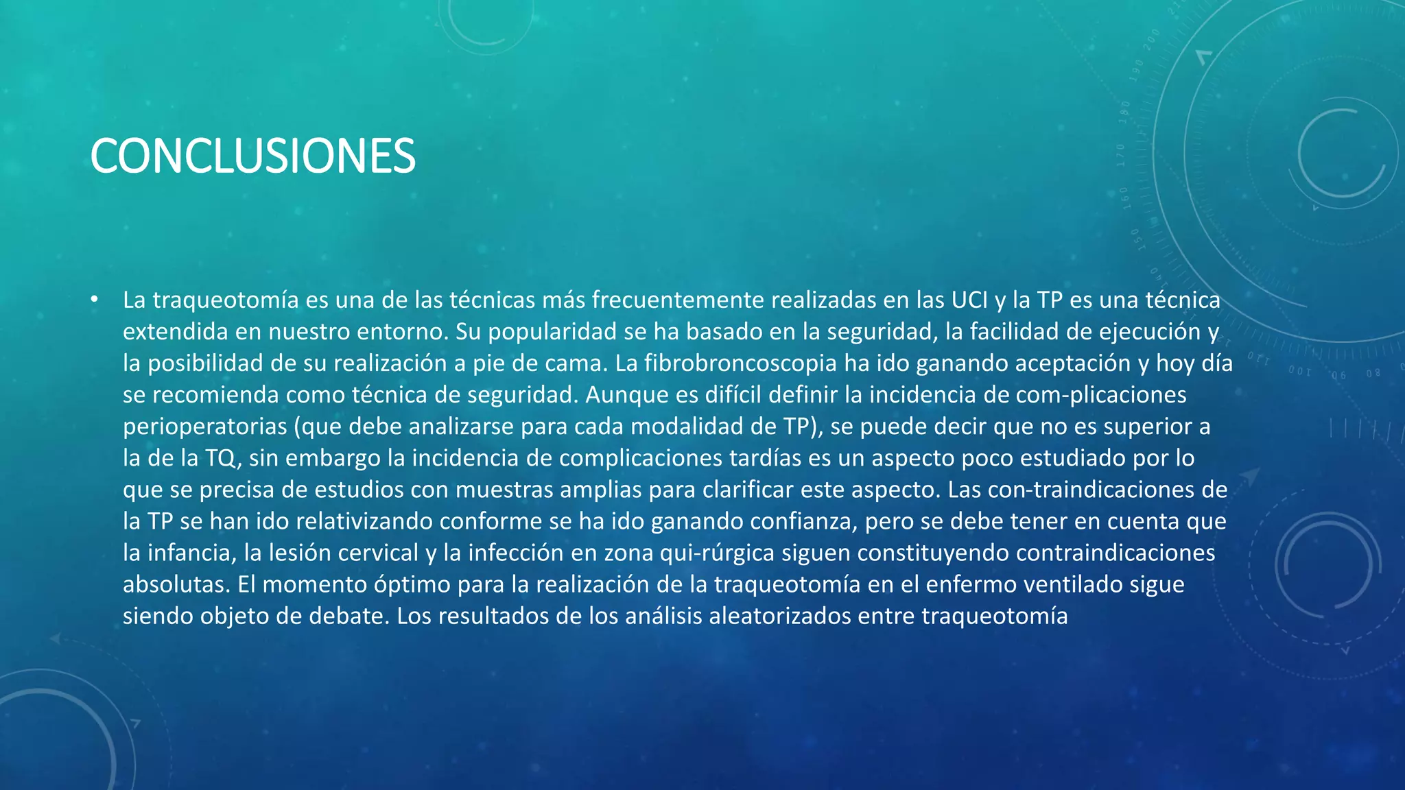 Traqueostomia y tecnica quirurgica | PPTX