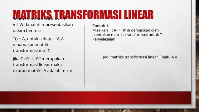 Trasformasi linear bahan ajar Mahasiswa.pptx