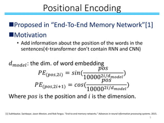 Transformer Introduction (Seminar Material) | PDF