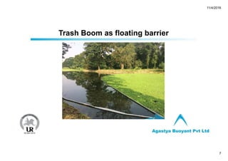 Trash boom for lake cleaning and maintenance [compatibility mode] | PDF