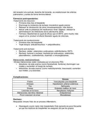 Trasplante cardíaco | DOCX