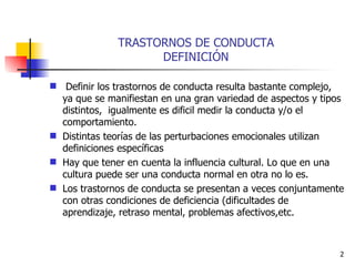 Trast.conducta | PPT
