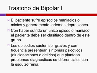 Trastorno bipolar | PPT